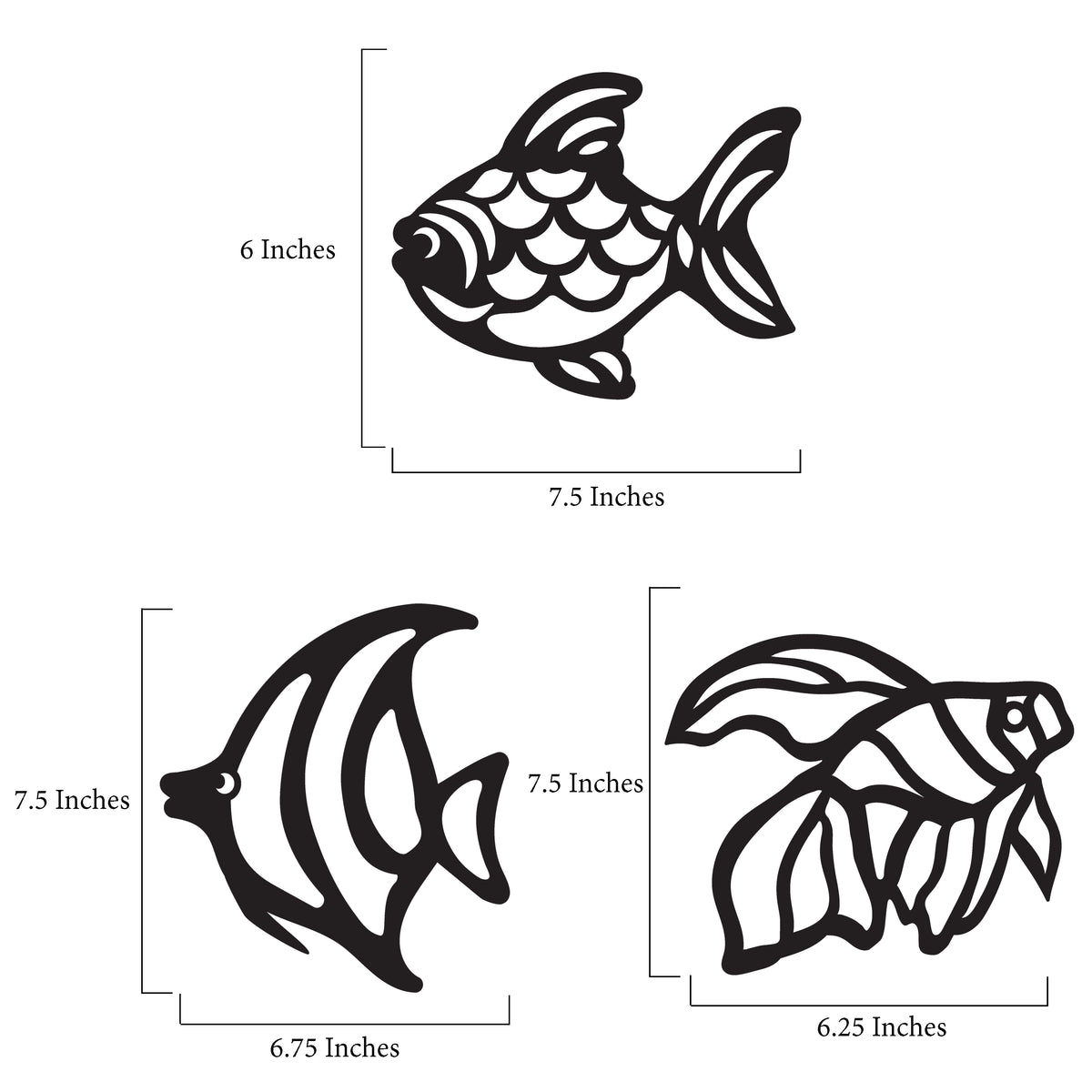 Fish Suncatcher Craft - 3 Sets Stained Glass Effect Paper Window Art ...