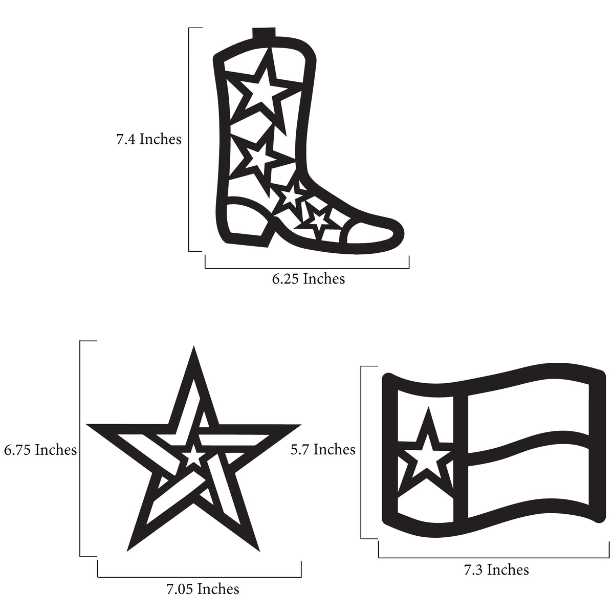 Texas Suncatcher Craft - 3 Sets Stained Glass Effect Paper Window Art ...